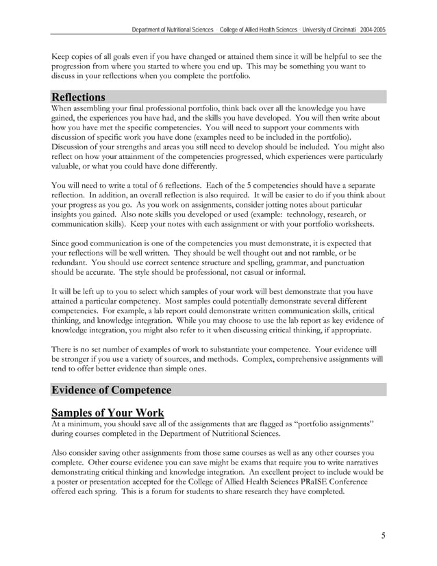 Portfolio Manual Rev 6 04 | PDF