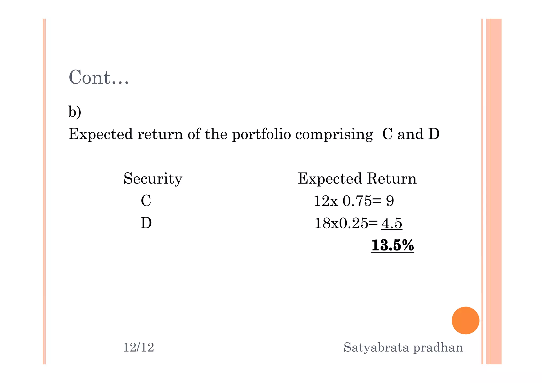 Portfolio markowitz model | PDF