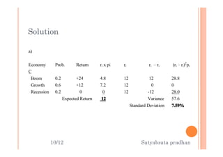 Portfolio markowitz model | PDF