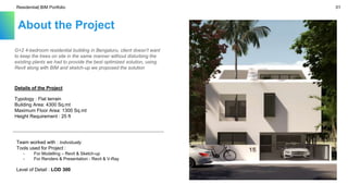 Revit Portfolio- Enzyme towers and other projects | PPTX