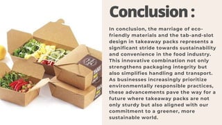 ECO - Friendly Takeaway Packs | Ghana Rubber Products Ltd | PPT