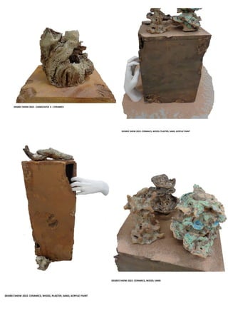 Portfolio of my work for Ma fine art submission | PDF