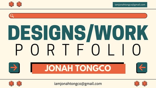 Designs/Work Portfolio of Jonah Tongco For Job Application Purposes | PDF