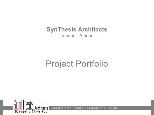SynThesis Architects - Project Portfolio | PPT