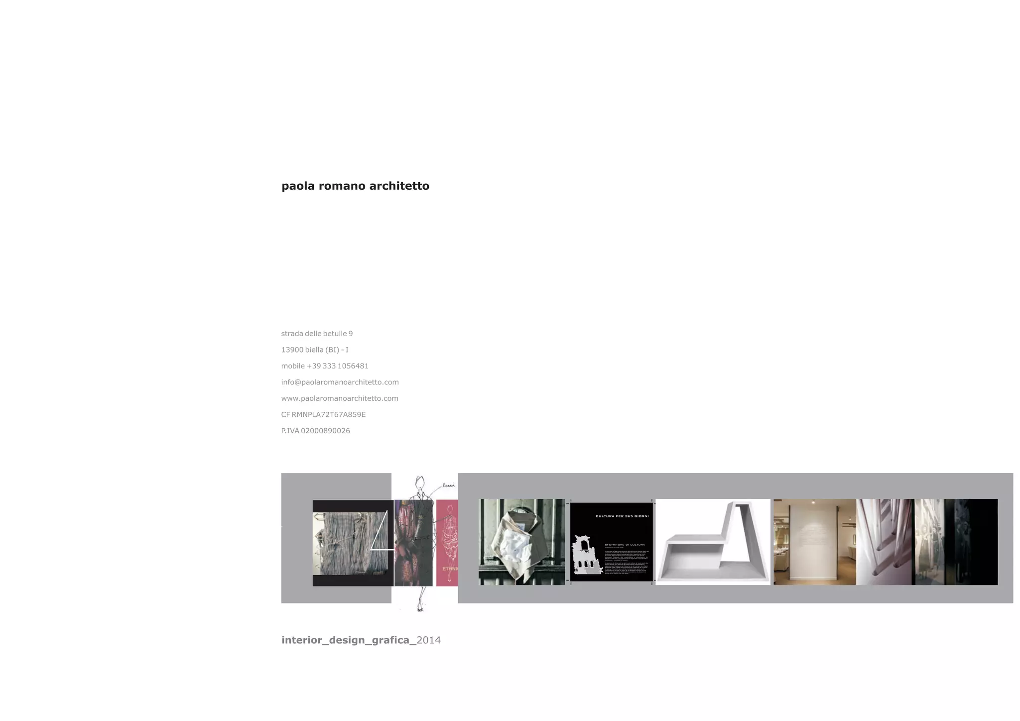Portfolio2014 Paola Romano architetto | PPT