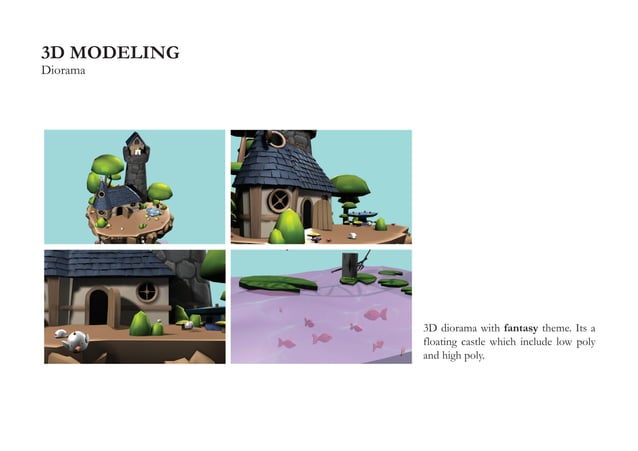 3D animation/ modeling portfolio 2020 | PPT