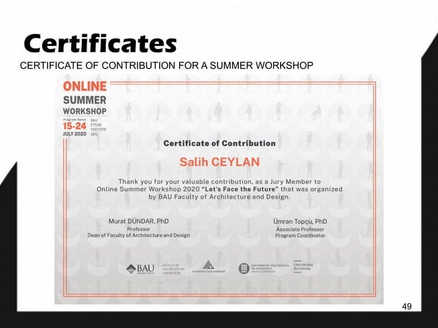 Salih Ceylan: Architect - Researcher - Academic - Educator | PPT