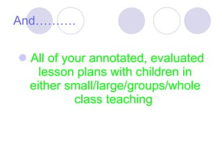 Portfolio Assessment Overview | PPT
