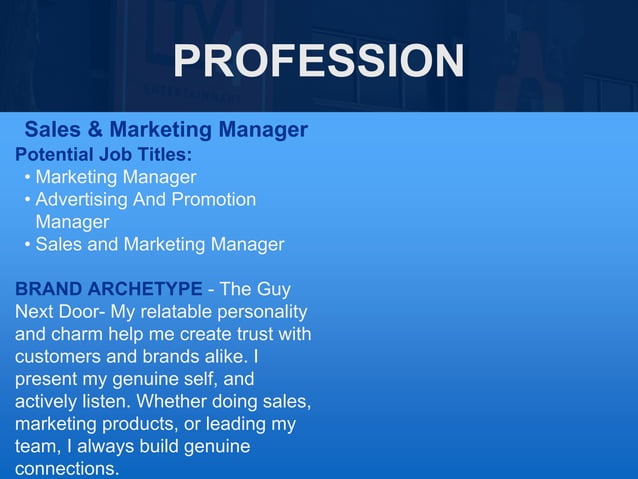 Prest Reed Portfolio revamp Full Sail Presentation 2 | PPT