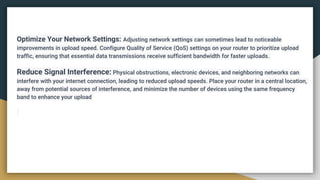 Boosting Your Upload Speed: Effective Strategies for a Faster Internet ...