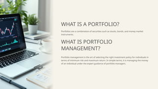 Comprehensive Portfolio Analysis and Management | PPTX