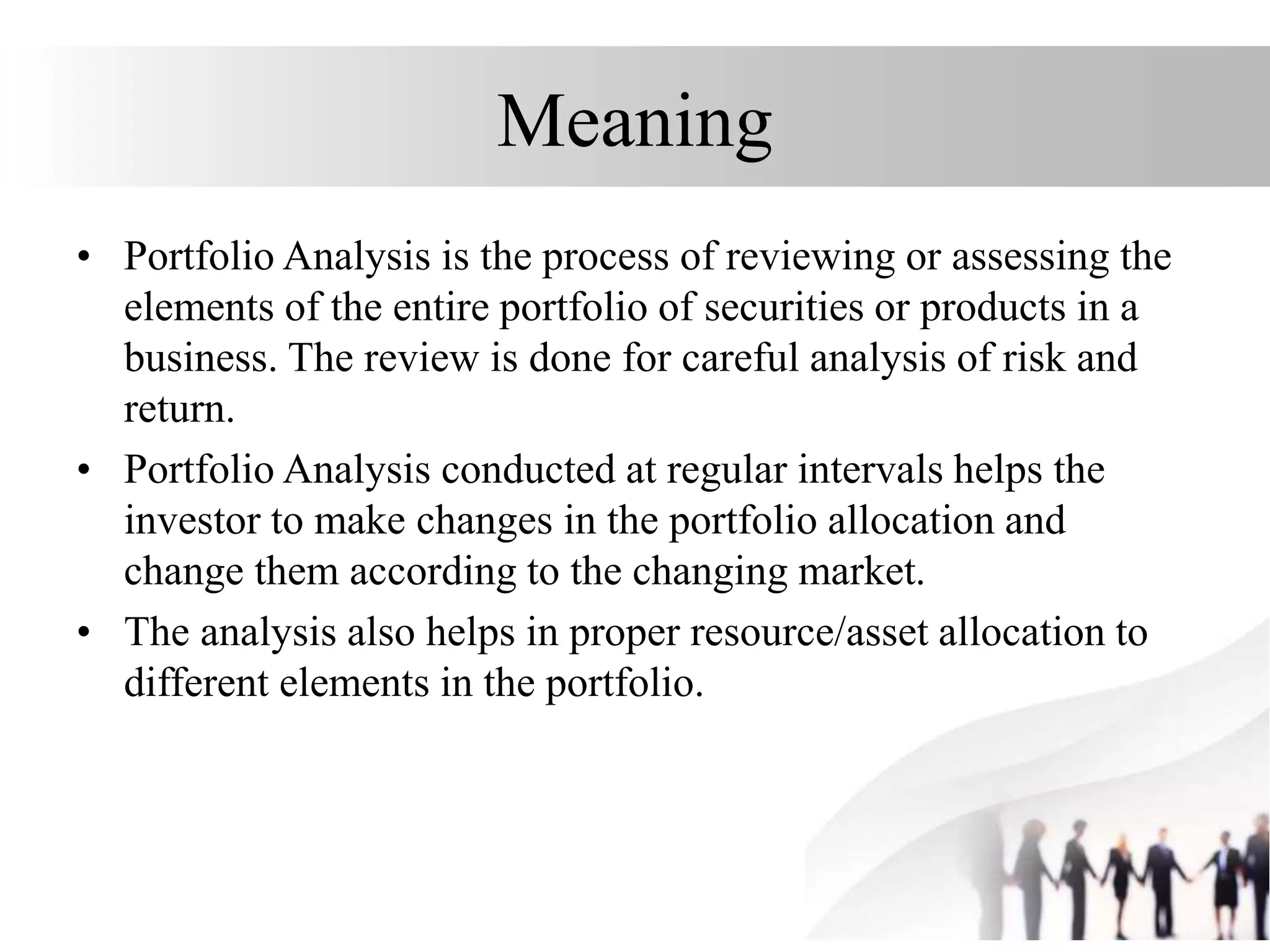 Portfolio analysis and case study of Tata group | PPTX
