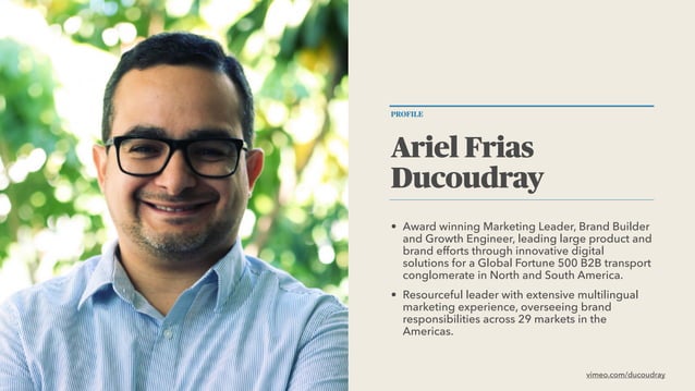 Professional Portfolio Ariel Frias 2020 | PPT