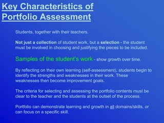 Portfolio Assessment | PPT
