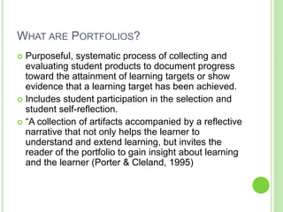 Portfolio assessment | PPTX