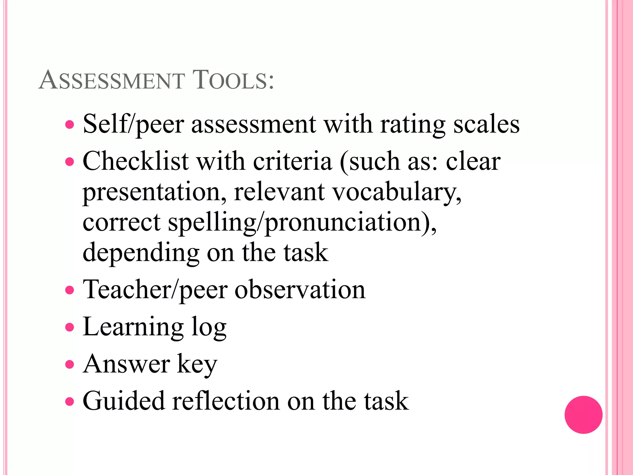 Portfolio Assessment | PPTX