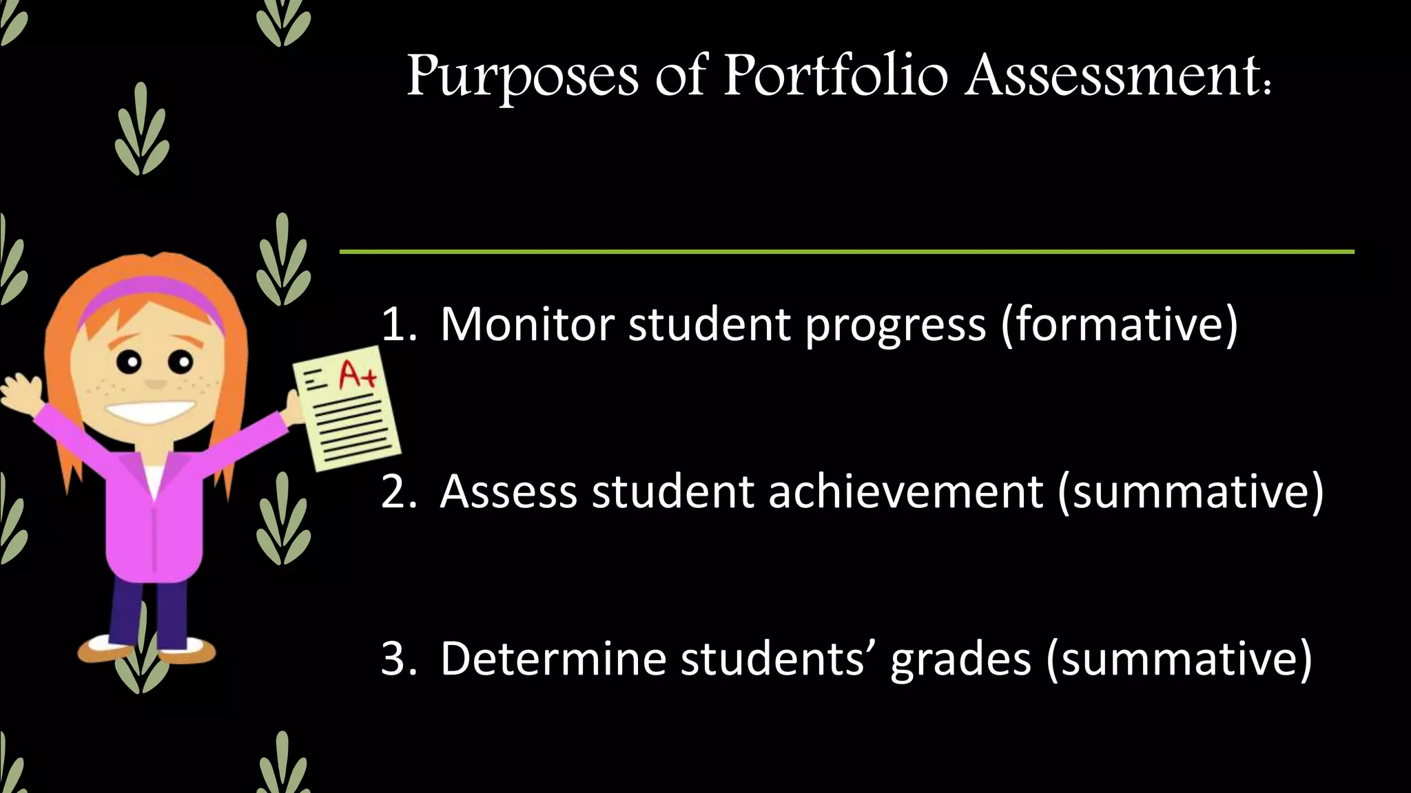 Portfolio assessment | PPTX