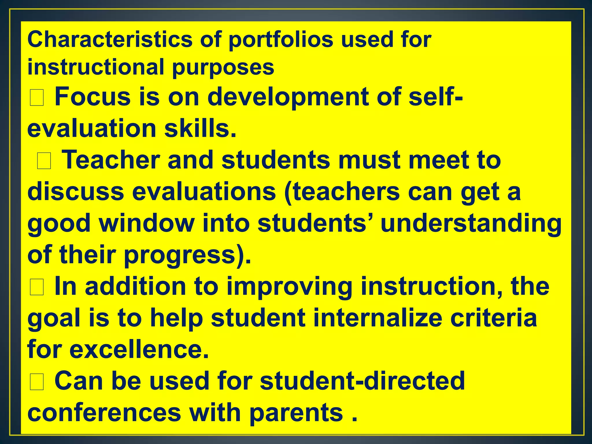 Portfolio assessment CBSE | PPTX