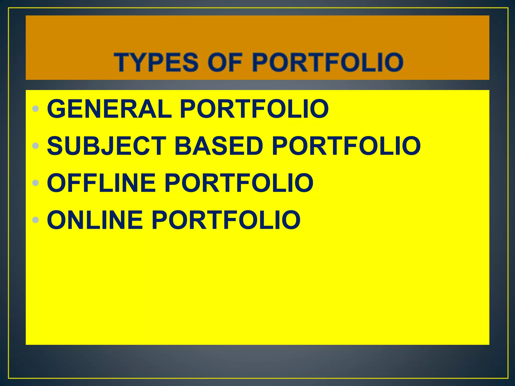 Portfolio assessment CBSE | PPTX