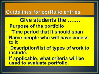 Portfolio assessment CBSE | PPTX