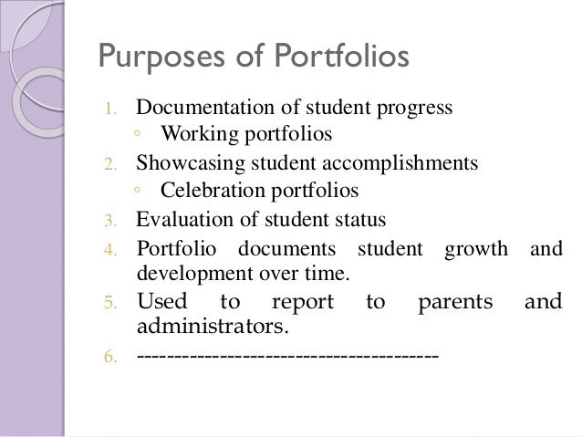 Portfolio assessment by dr.shazia zamir