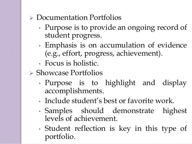 Portfolio assessment by dr.shazia zamir