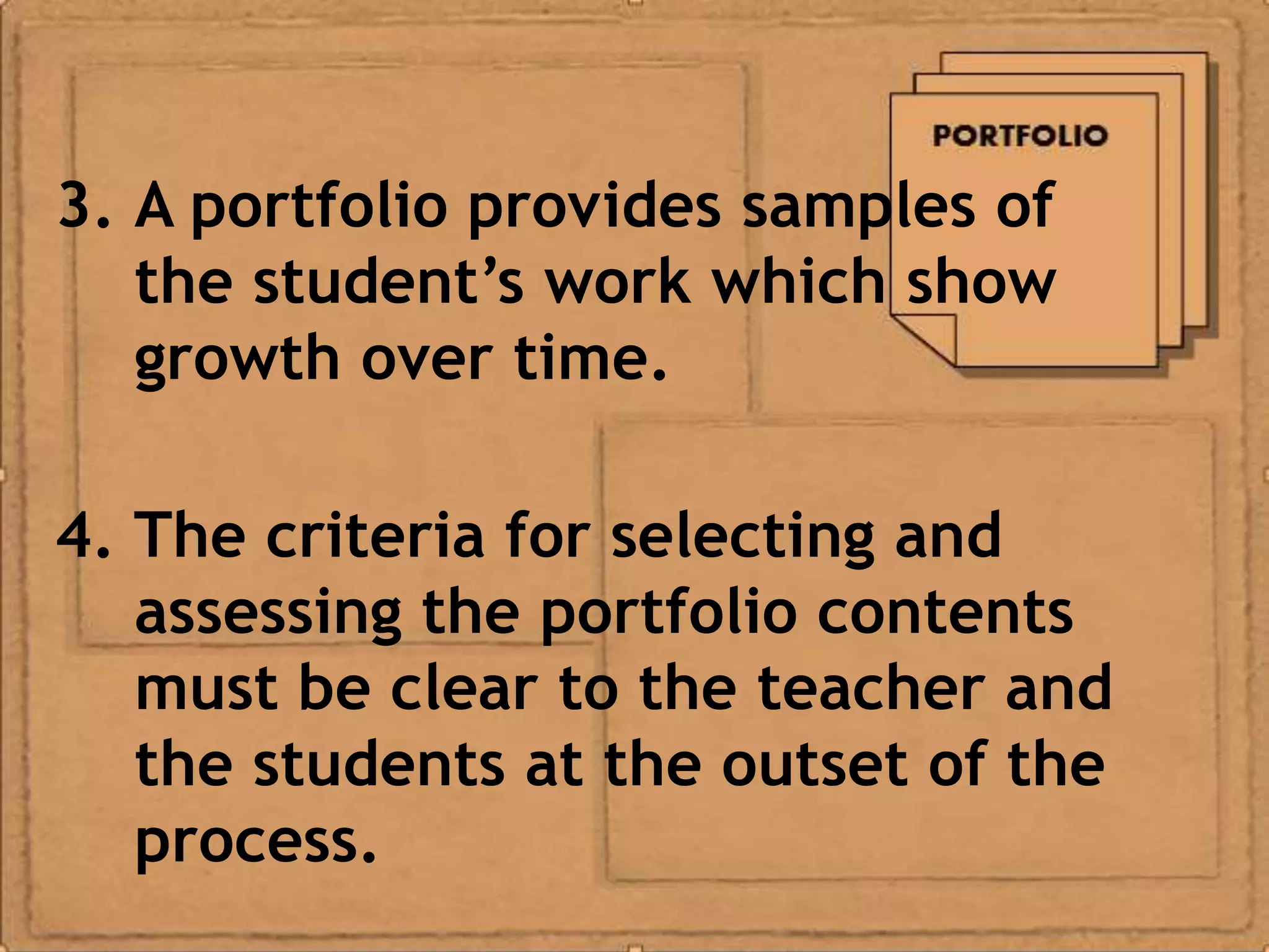 Portfolio assessment method | PPTX
