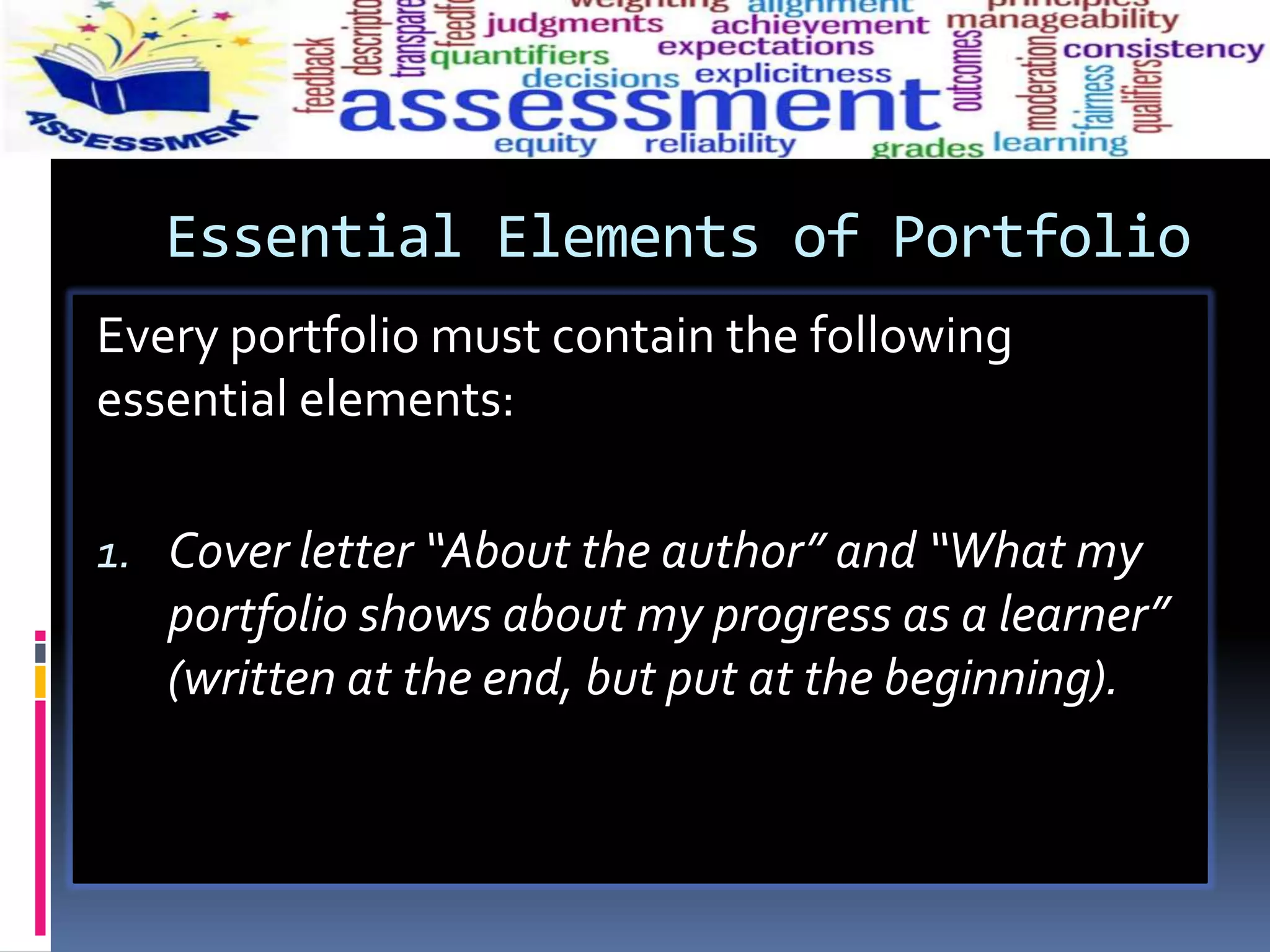 Portfolio Assessment Methods | PPTX