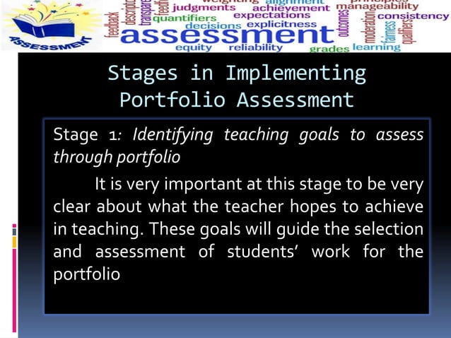 Portfolio Assessment Methods | PPTX