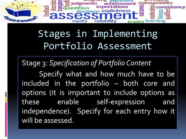 Portfolio Assessment Methods | PPTX