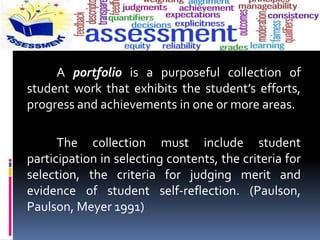 Portfolio Assessment Methods | PPTX