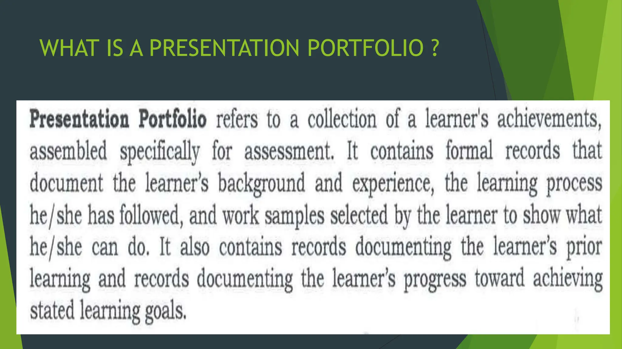 PORTFOLIO ASSESSMENT ORIENTATION SY: 2023-2024 | PPTX