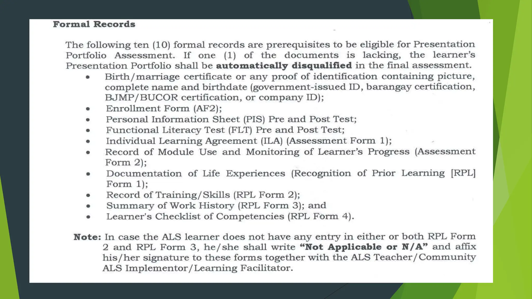 PORTFOLIO ASSESSMENT ORIENTATION SY: 2023-2024 | PPTX