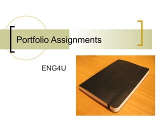 Portfolio Assignments | PPT