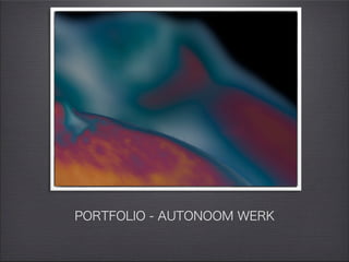 Portfolio Autonoom | PDF