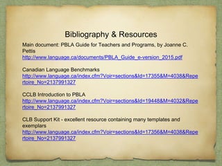 Portfolio Based Language Assessment in LINC | PPTX