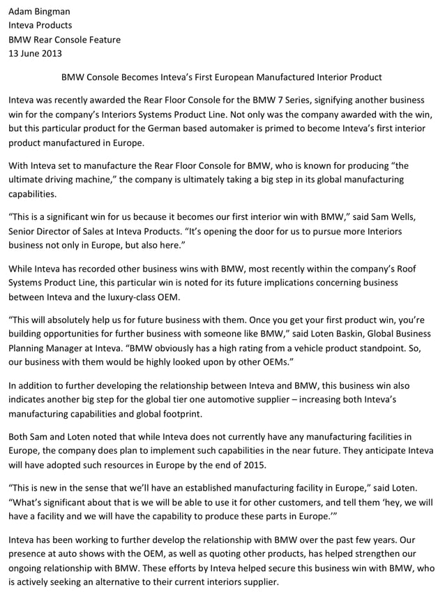 Portfolio (Bingman) | PDF