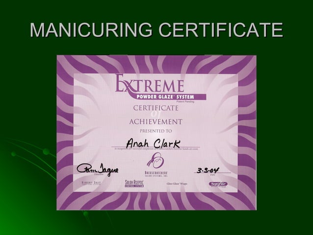 Class Certificates | PPT