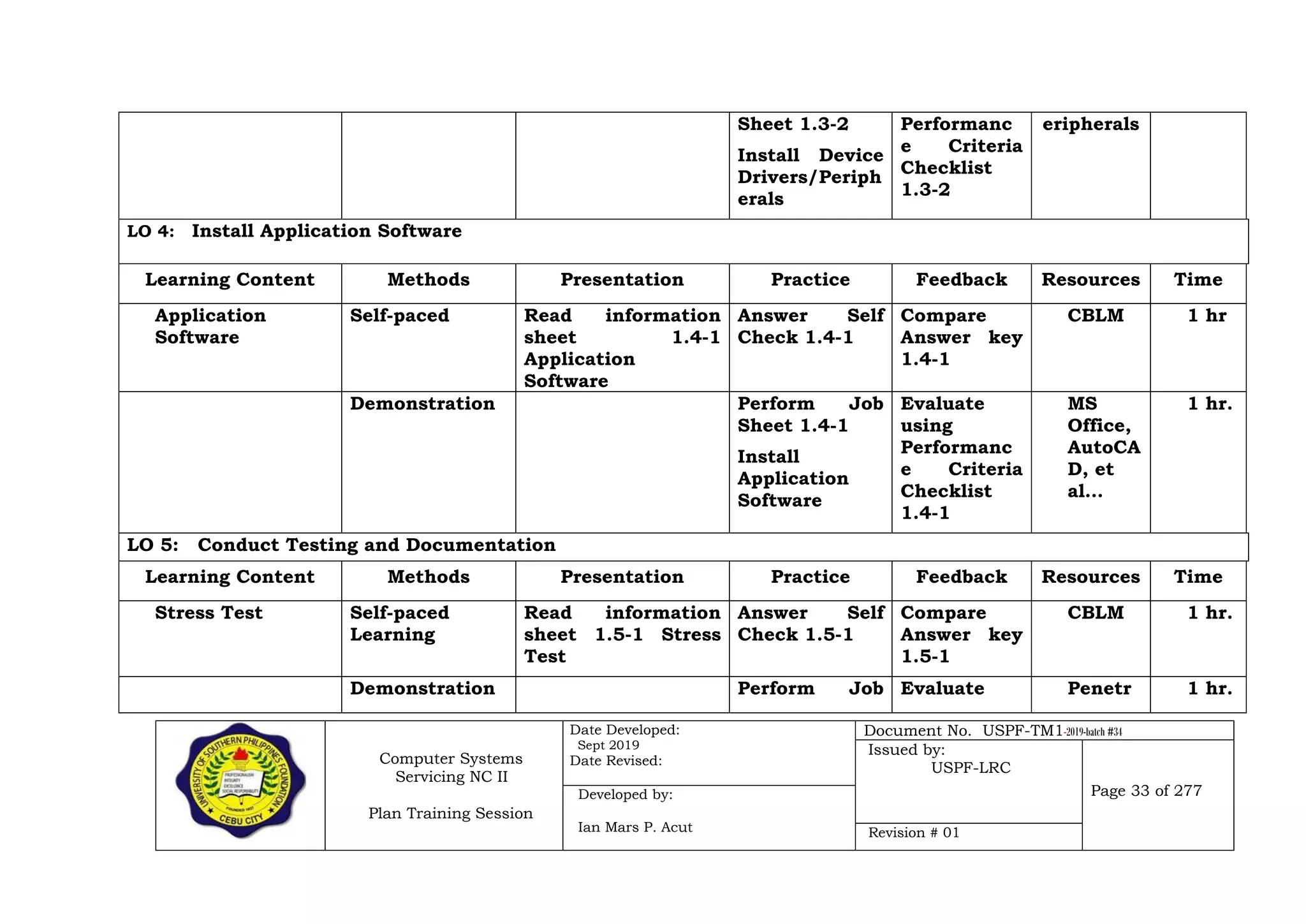 TM 1 TESDA Portfolio Computer Systems Servicing NC II | PDF ...
