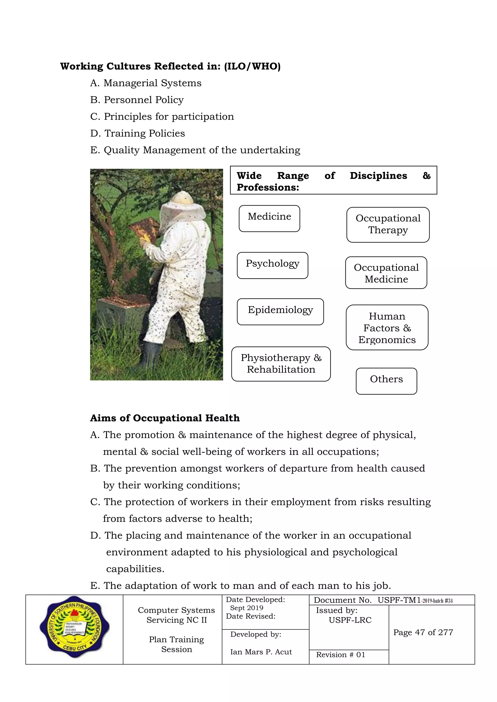 TESDA TM1 Portfolio Computer Systems Servicing NC II | PDF | Technology ...