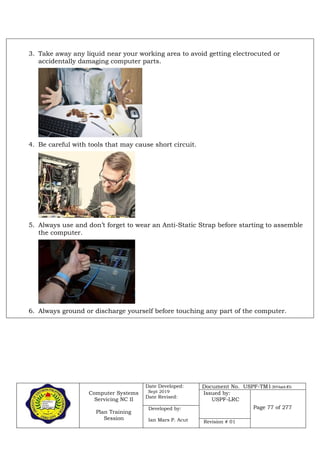 TESDA TM1 Portfolio Computer Systems Servicing NC II | PDF
