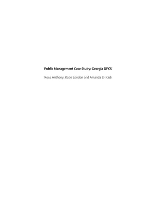 Public Management Case Study | PDF