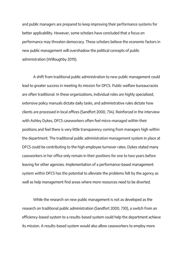 Public Management Case Study | PDF