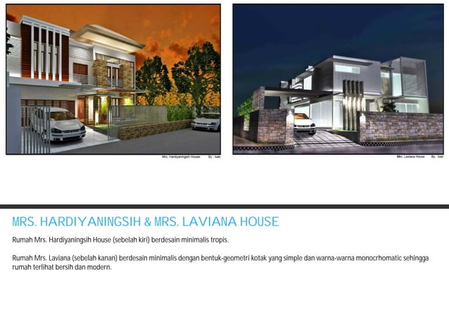 Portfolio design Arsitektur dan Interior Ivan Sofyan | PDF