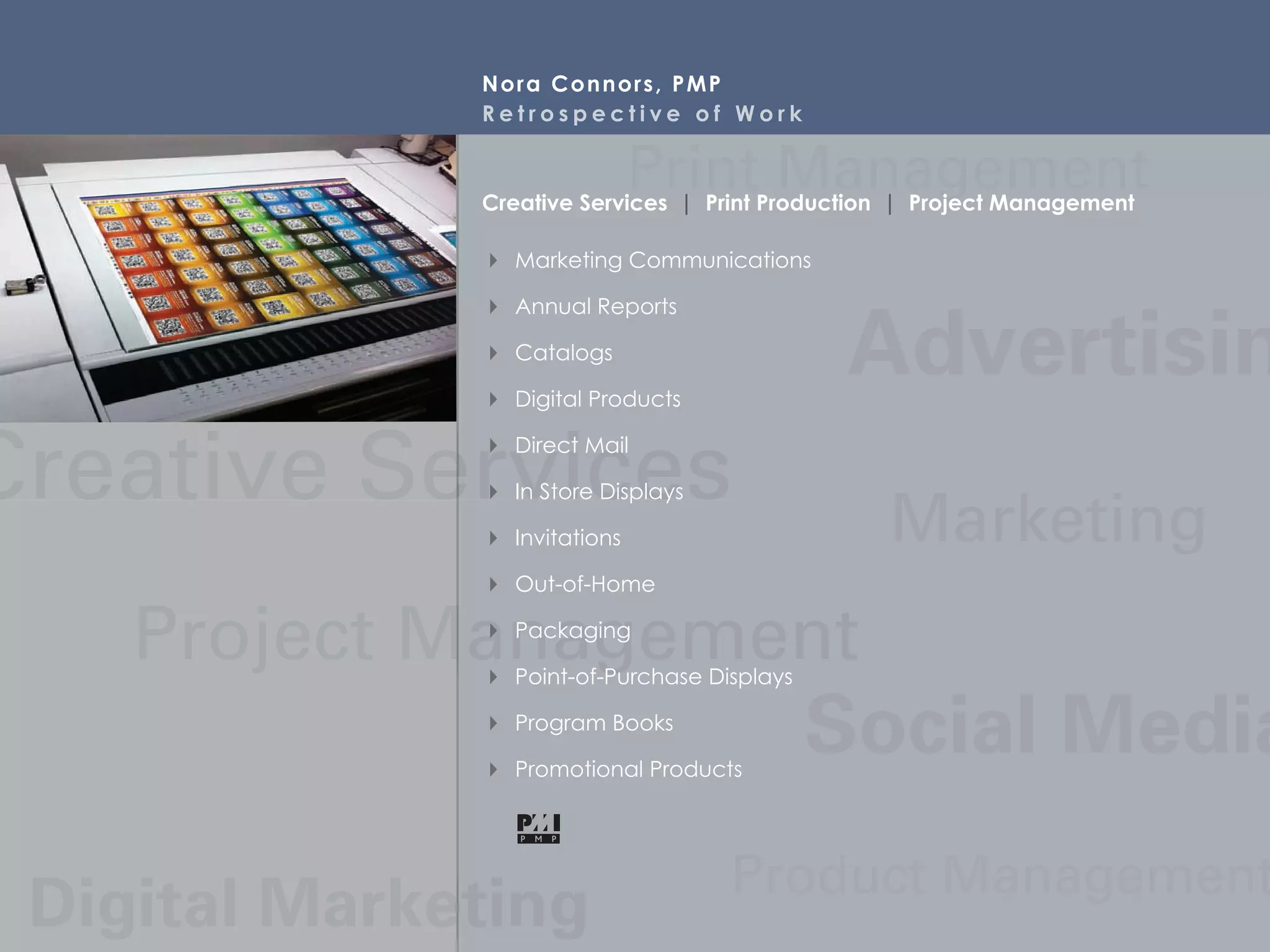 Portfolio Nora Connors | PPT