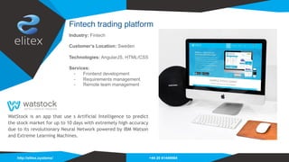 ELITEX Portfolio | PPT