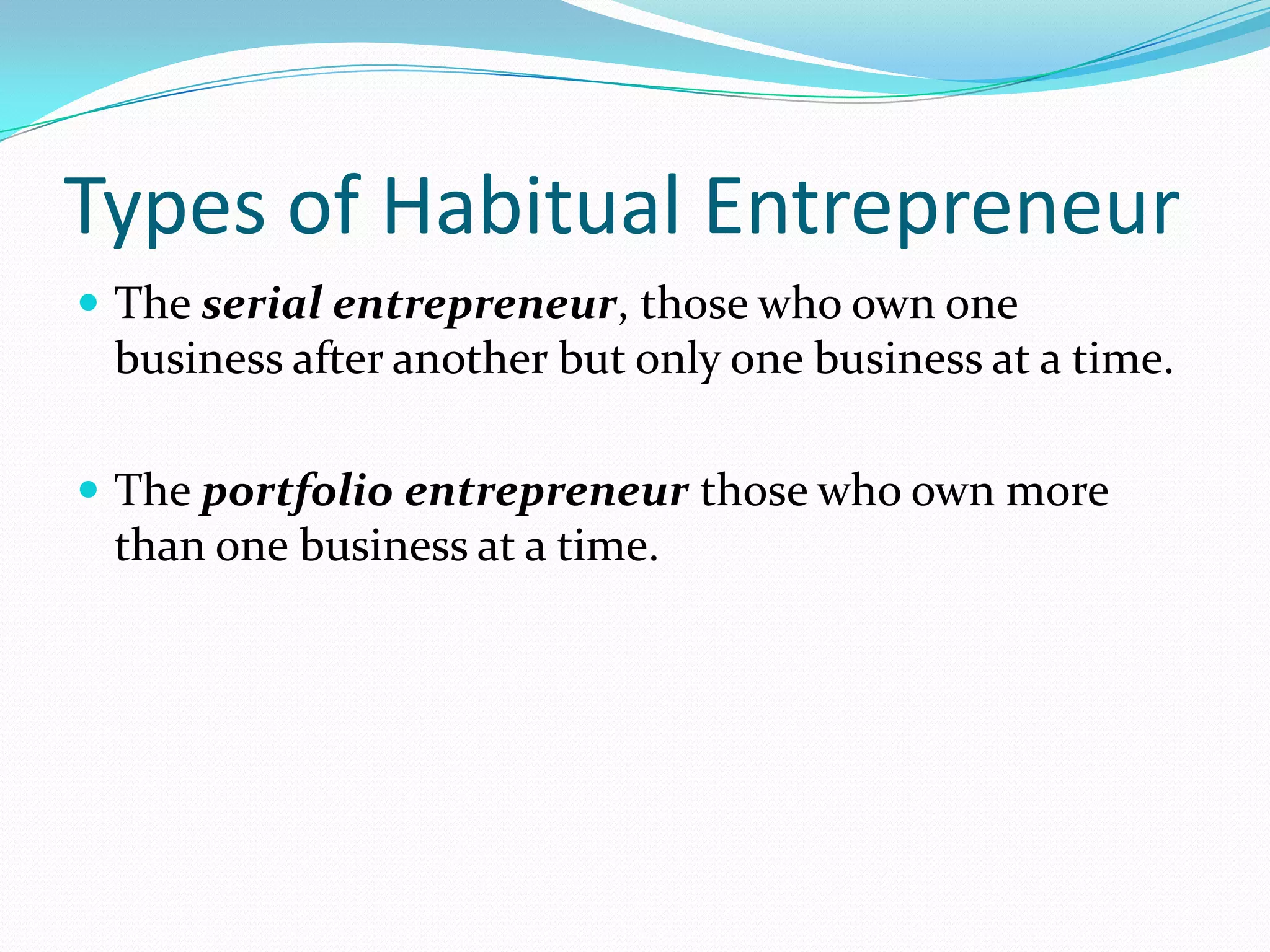 Portfolio entrepreneurship | PPTX