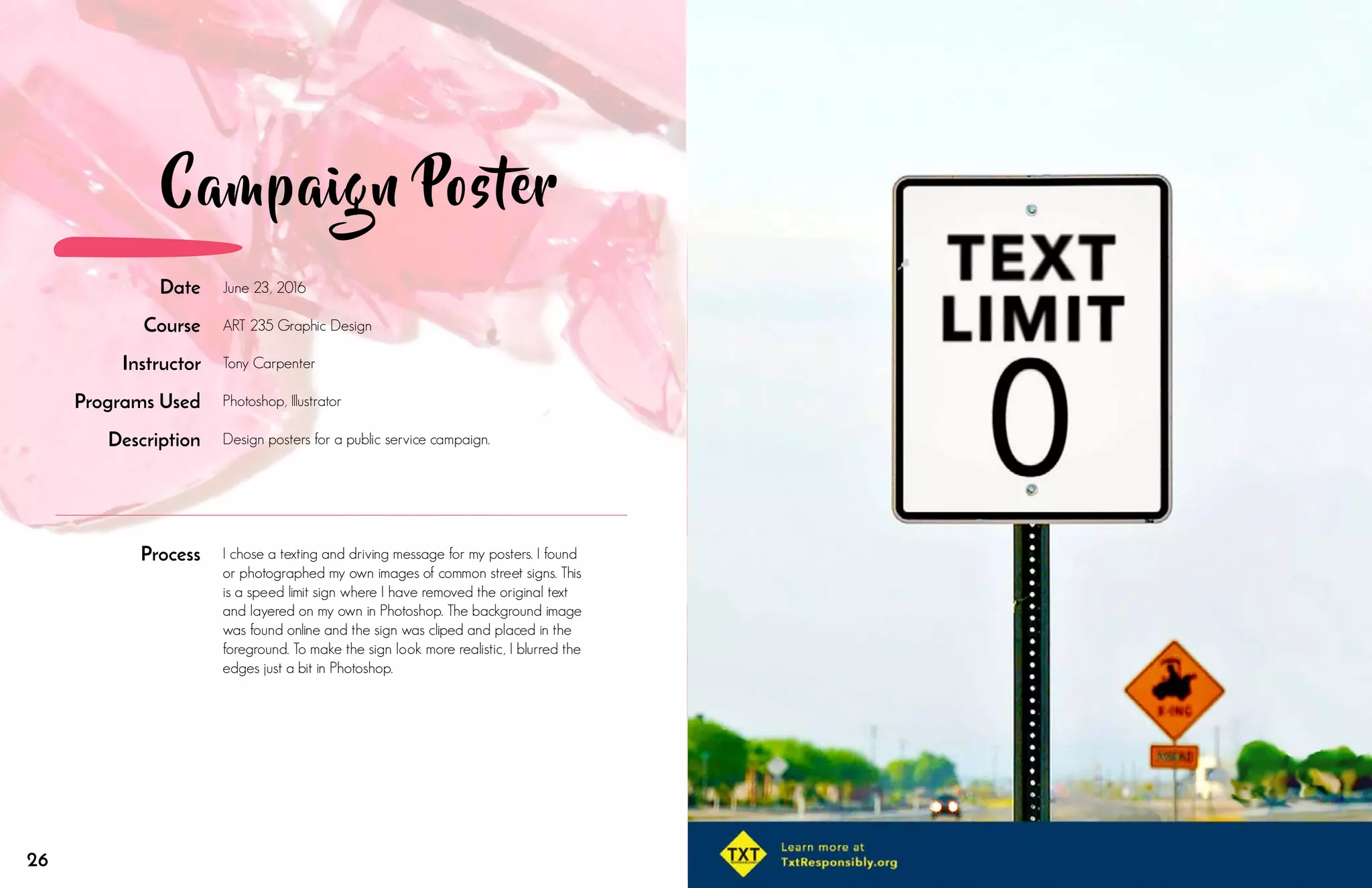 Portfolio final | PDF | Desktop Publishing | Computer Software and Applications