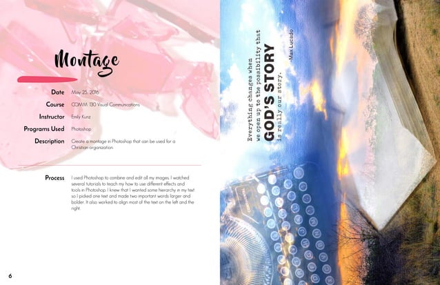 Portfolio final | PDF | Desktop Publishing | Computer Software and Applications