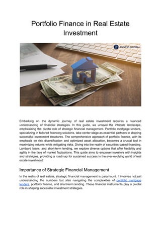 Portfolio Finance | PDF